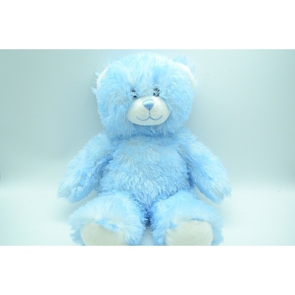 Toys | Buildabear Workshop Plush Stuffed Animal Teddy Bear Blue Fur W ...